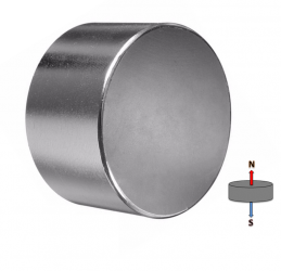 Neodymium Disc Magnet 60mm x 30mm N48| Buy Online | AMF Magnets – AMF ...