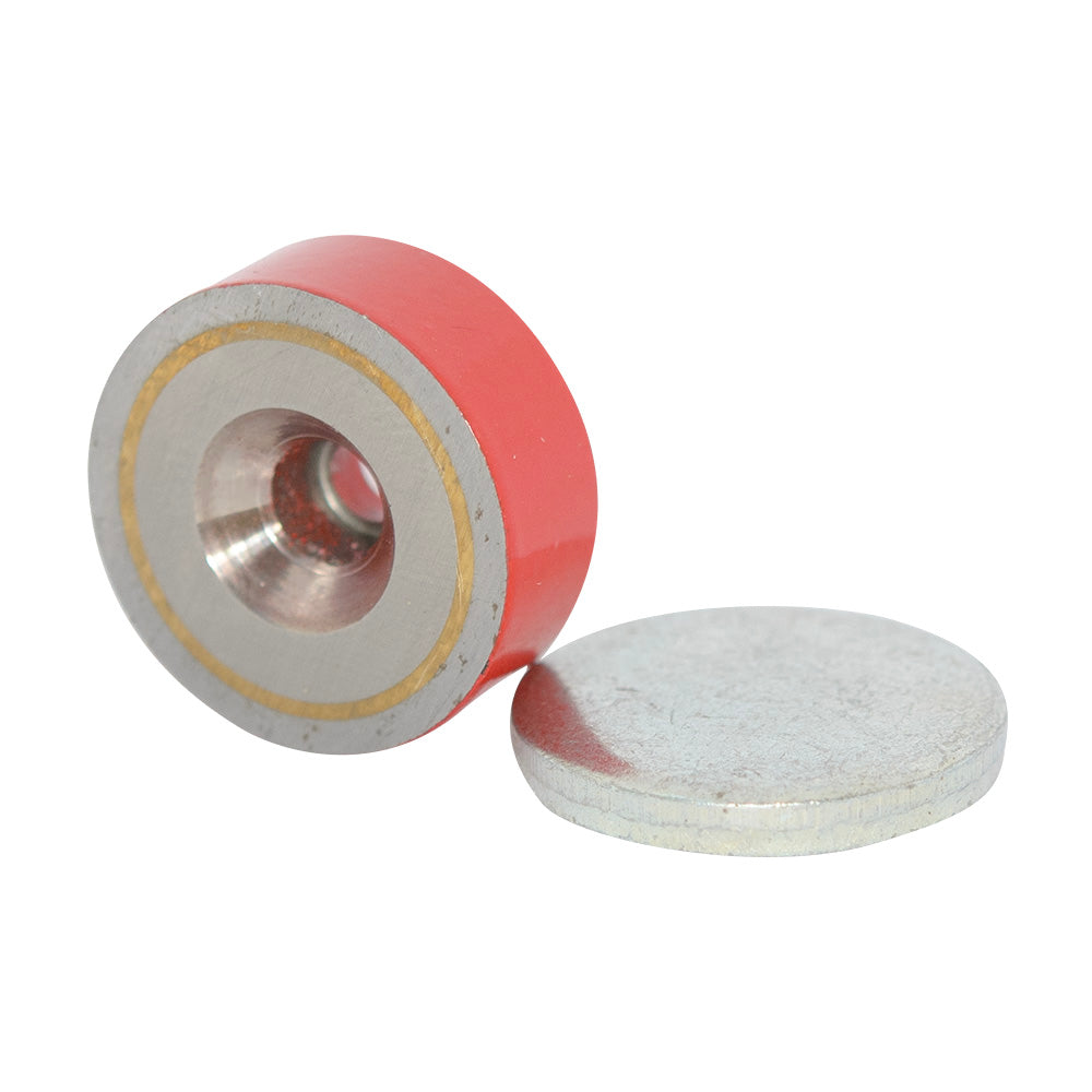 Alnico Shallow Pot Magnet - 19mm x 7.75mm | M4 Countersunk Hole – AMF ...