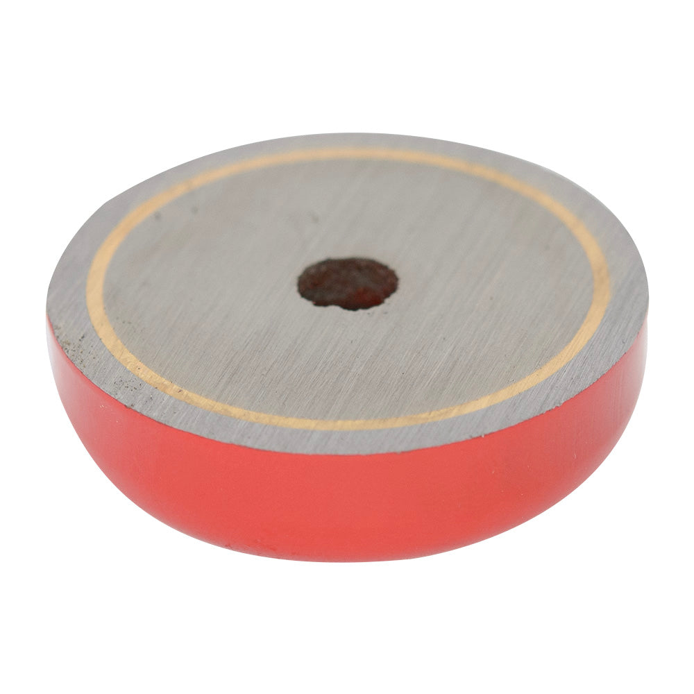 Alnico Shallow Pot Magnet - 38mm x 10.5mm | M6 Straight Through-Hole ...