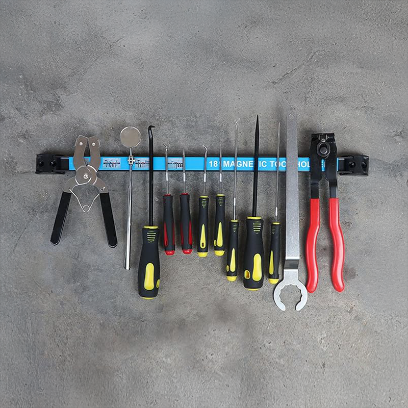 Magnetic Tool and Knife Rack with Detachable Wall Brackets | 18 inches ...