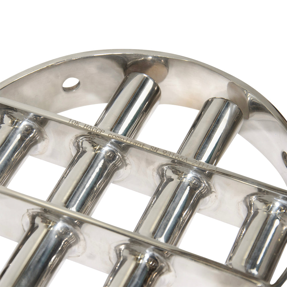 Sanitary Round Grate Magnet – 200mm diameter | Min 10,000 Gauss | Full ...