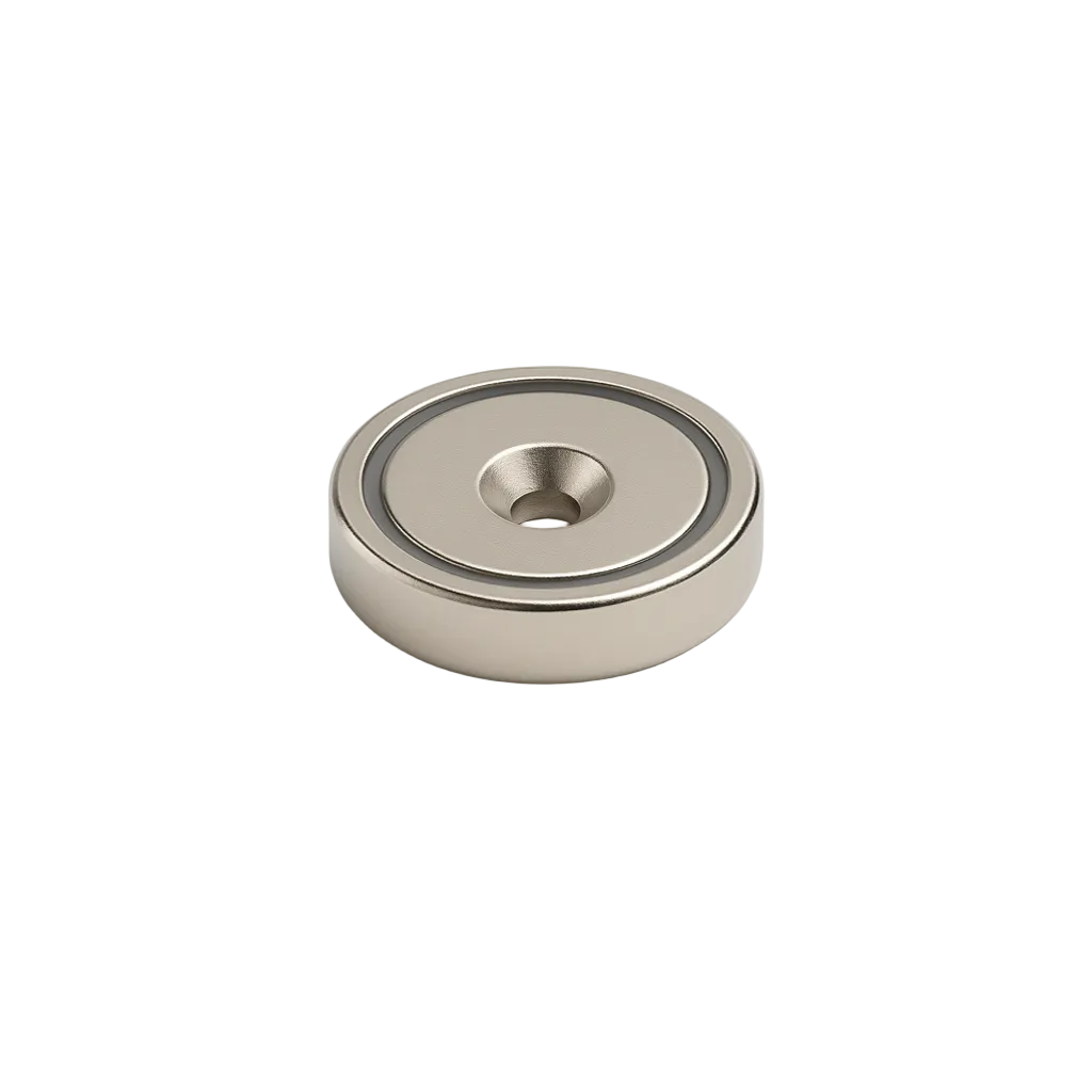 Neodymium Countersunk Pot Magnet - 36mm x 6.7mm | 25kg Pull Force – AMF ...