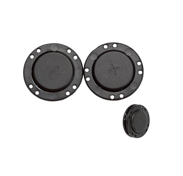 Magnetic Snap Button Fastener - 22mm - Black | FRENERGY MAGNETS - Buy ...