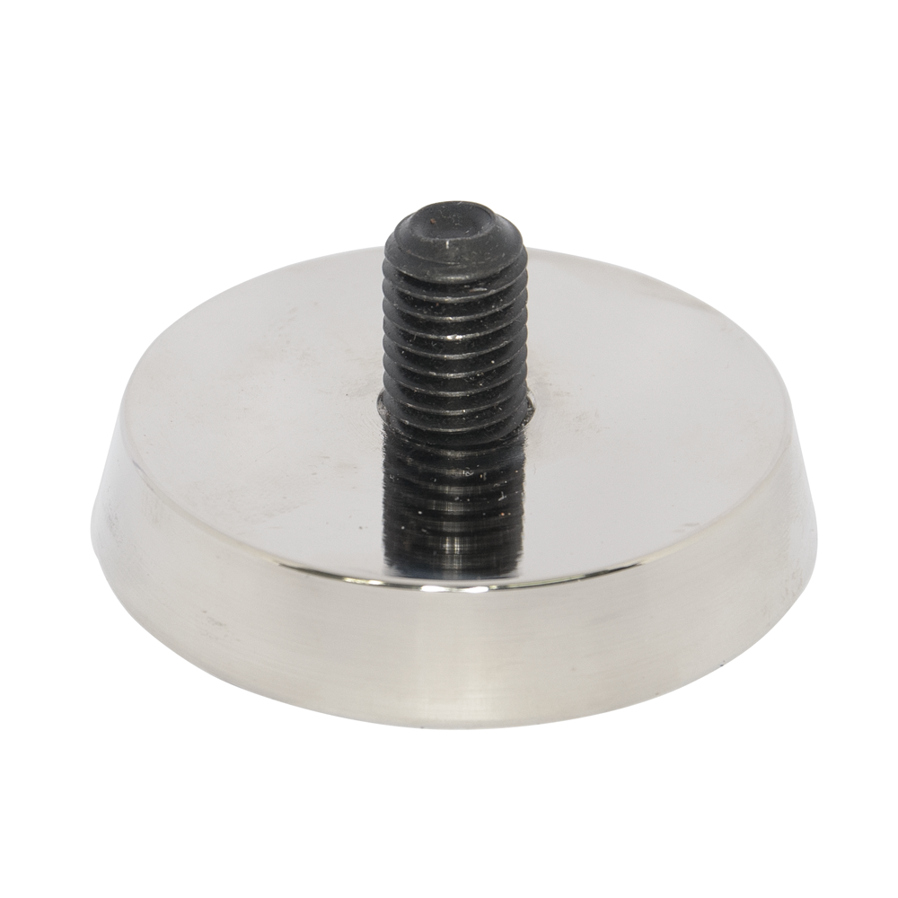 Neodymium Magnetic Fixing Plate | D60mm | M12 Thread | AMF Magnetics