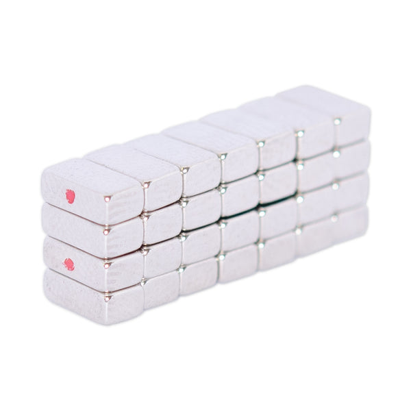 Neodymium Block Magnet 2x3x5.6mm N52 Nickel | Buy online | AMF Magnetics