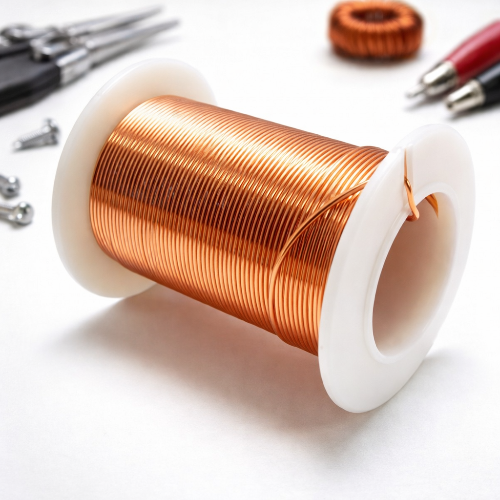 Enamel Copper Winding Wire 100g (0.51mm) 25SWG – AMF Magnetics