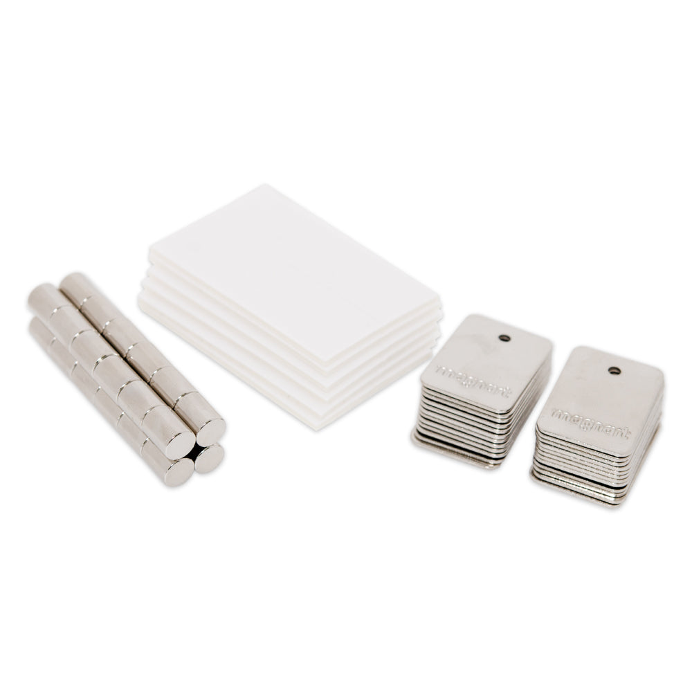 Magnart - Magnetic Art Hanging System | 24 Pack | 24 Magnets and 24 Ad ...