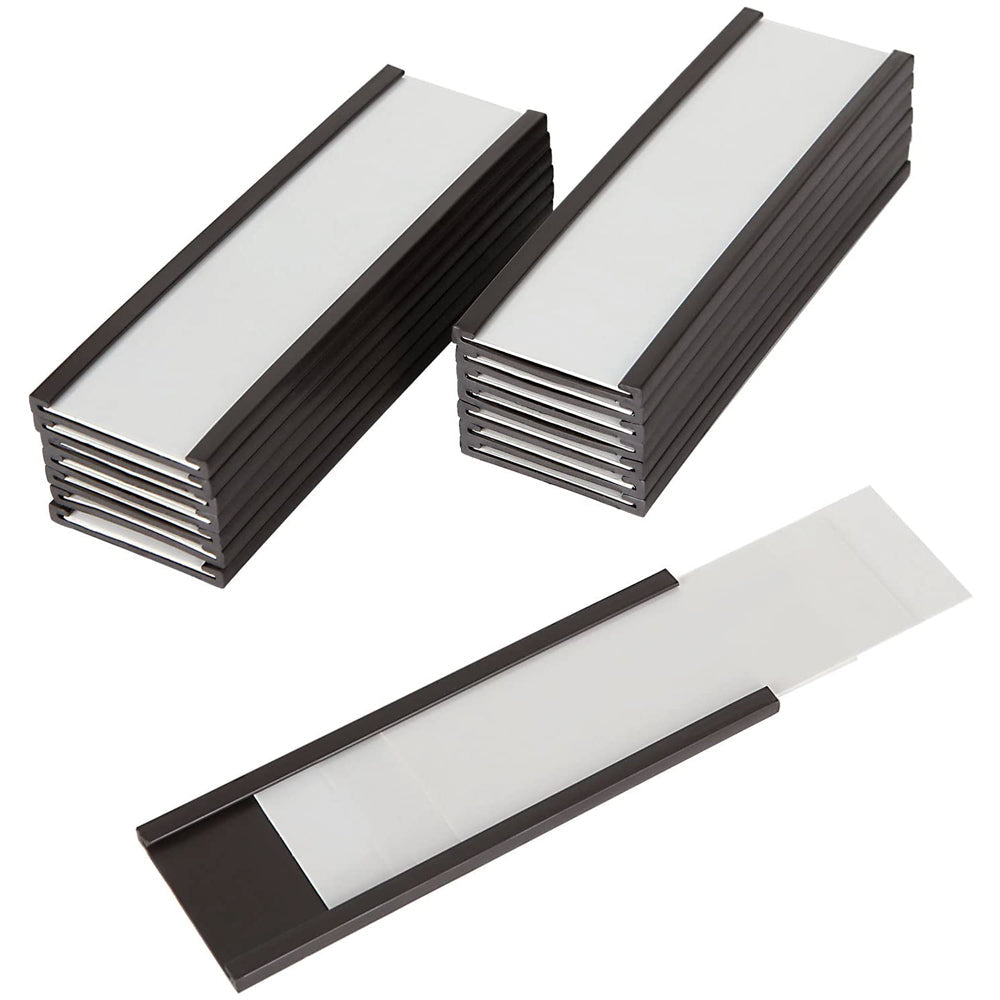 Magnetic Label Holder C-Channel Set – 50mm x 25mm x 1.1mm | Includes P ...
