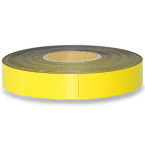 Yellow Magnetic Tape - 50mm x 0.6mm | 60m ROLL – AMF Magnetics
