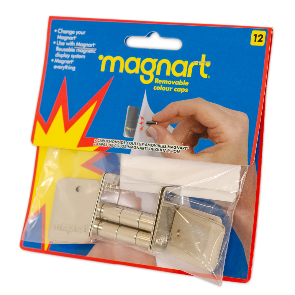 Magnart - Magnetic Art Hanging System | 12 Pack | 12 Magnets and 12 Ad ...