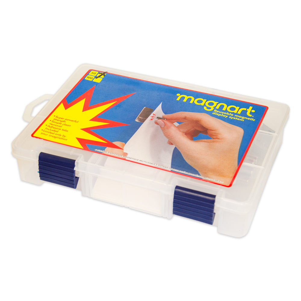 Magnart - Magnetic Art Hanging System | 50 Pack | 50 Magnets and 100 A ...