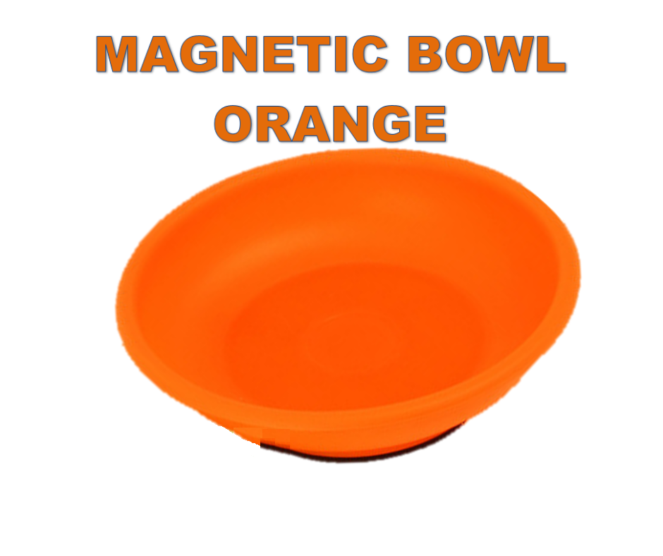 Hi-Vis Magnetic Parts Bowl Tray Magnet | Orange – AMF Magnetics